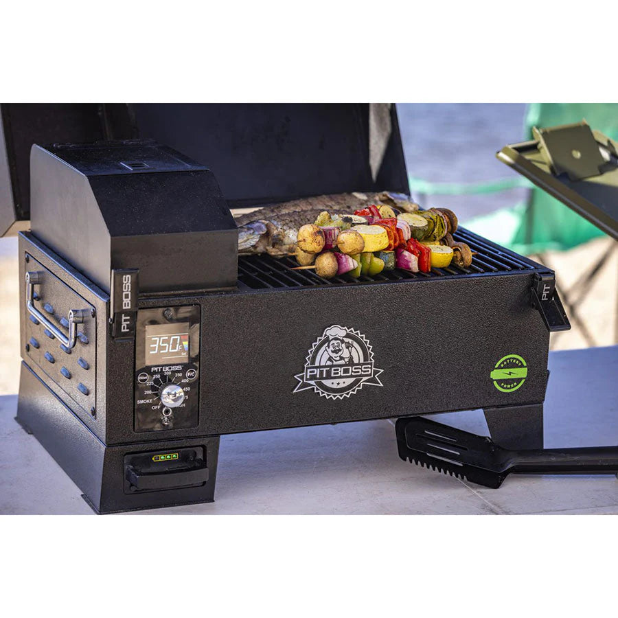 Pit Boss PB150PPB Portable Battery Powered Wood Pellet Grill - Keystone ...