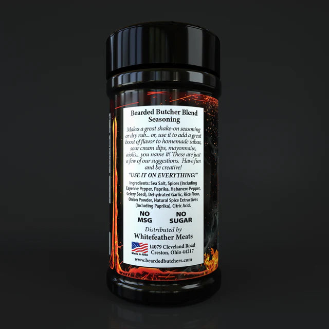 Bearded Butcher Blend Hot Shaker - Keystone BBQ Supply