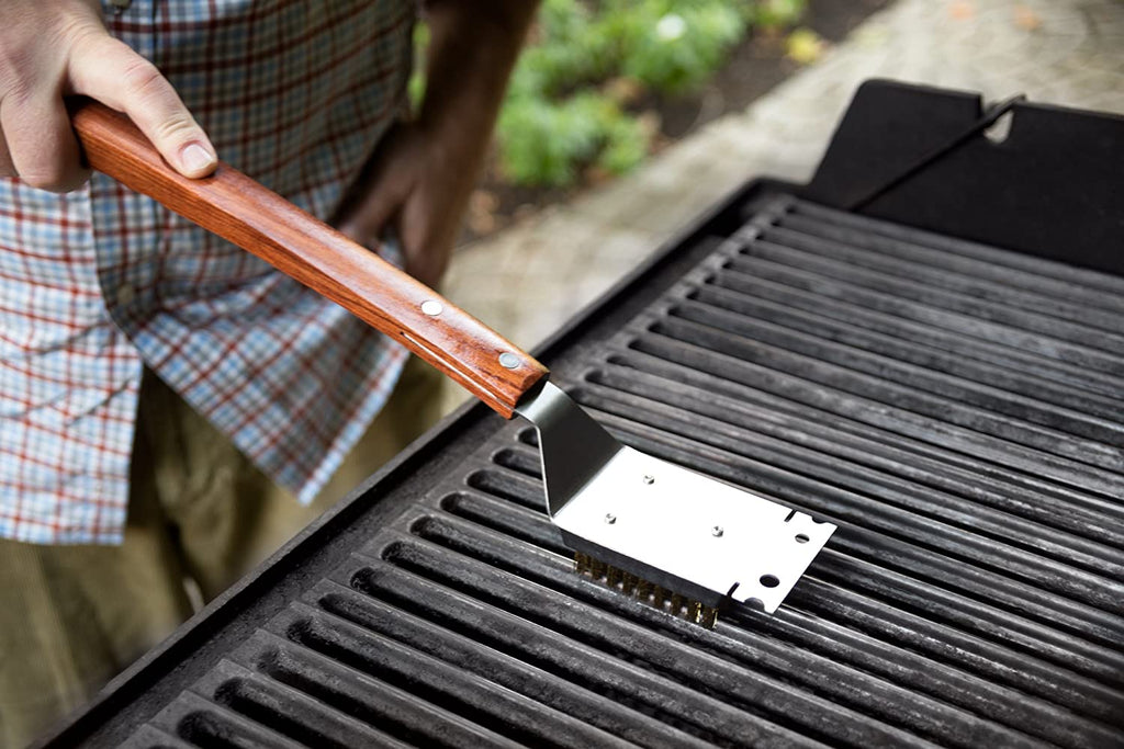Rosewood Collection Grill Brush - Keystone BBQ Supply
