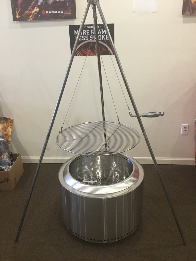 KBS Stainless Steel BBQ tripod - Keystone BBQ Supply