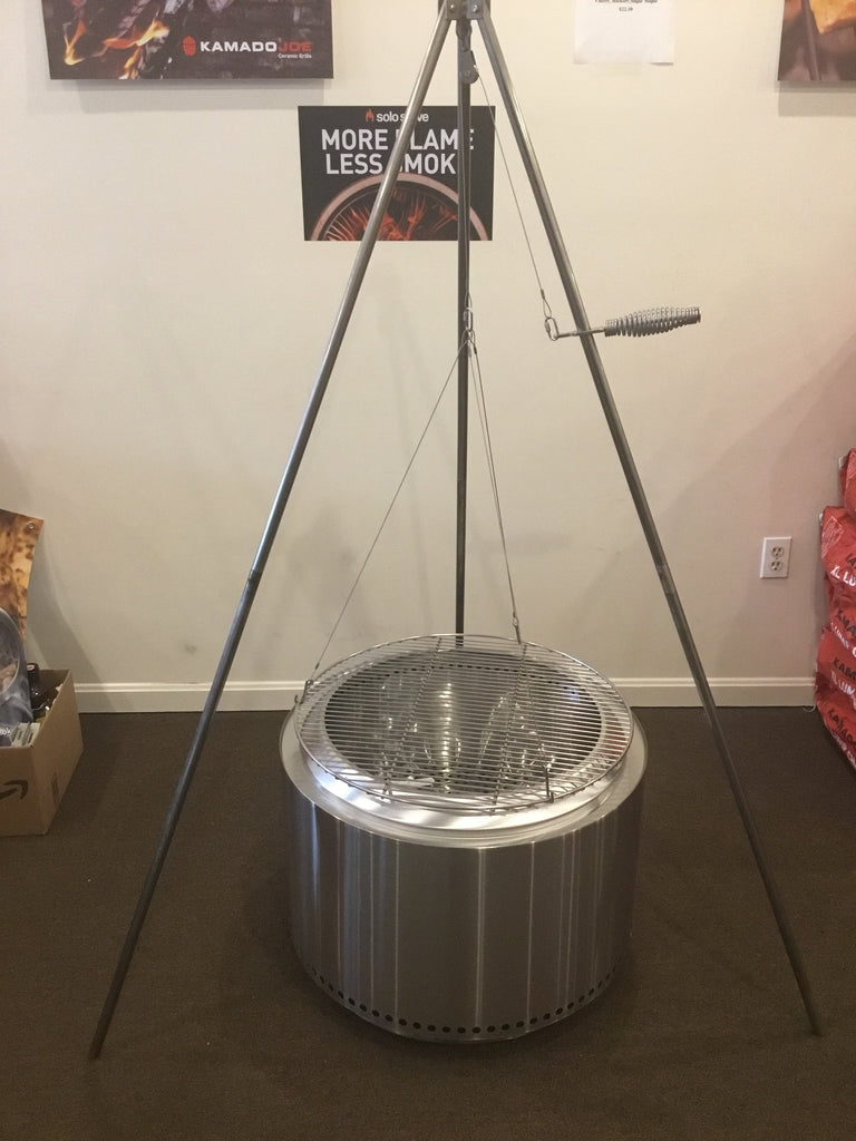 KBS Stainless Steel BBQ tripod - Keystone BBQ Supply